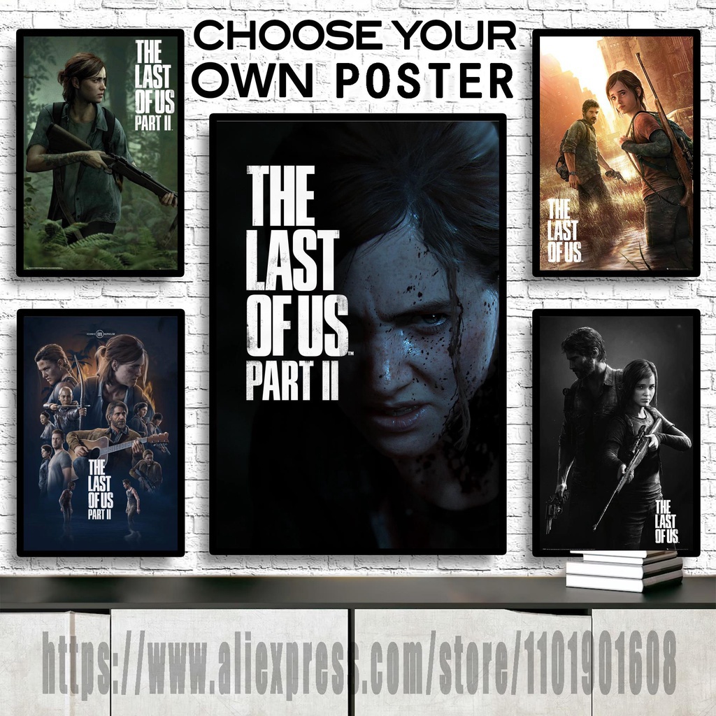 Classic The Last Of Us Part II - Gaming Canvas Art and Wall Art Poster ...