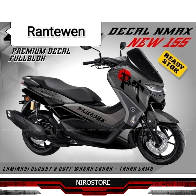 New 155 nmax Sticker full body nmax Decal 2021 2022 nmax Striping full ...