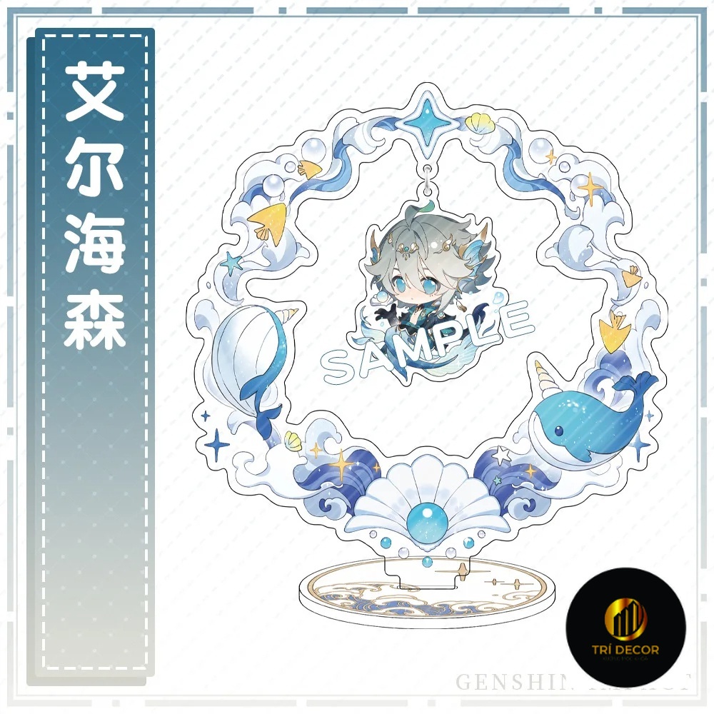 Model Standee Game Genshin Impact Figures Furina Neuvillette Acrylic ...