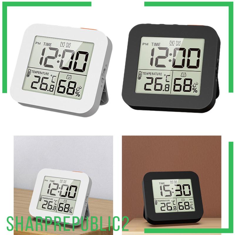 [Sharprepublic2] Digital Clock Shower Timer with Alarm, Waterproof ...