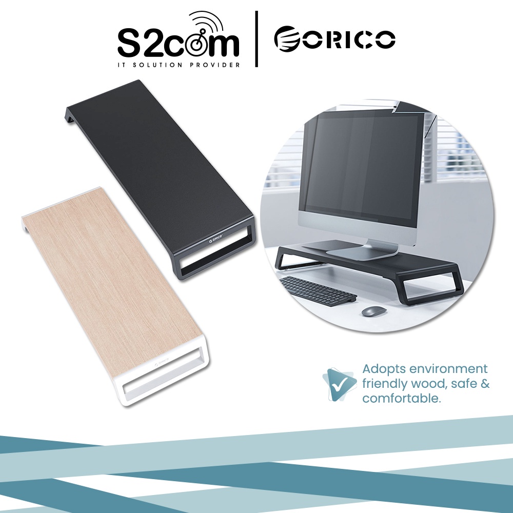 Orico HSQ-M1 Series Monitor Stand Riser Improve Sitting Posture & View ...