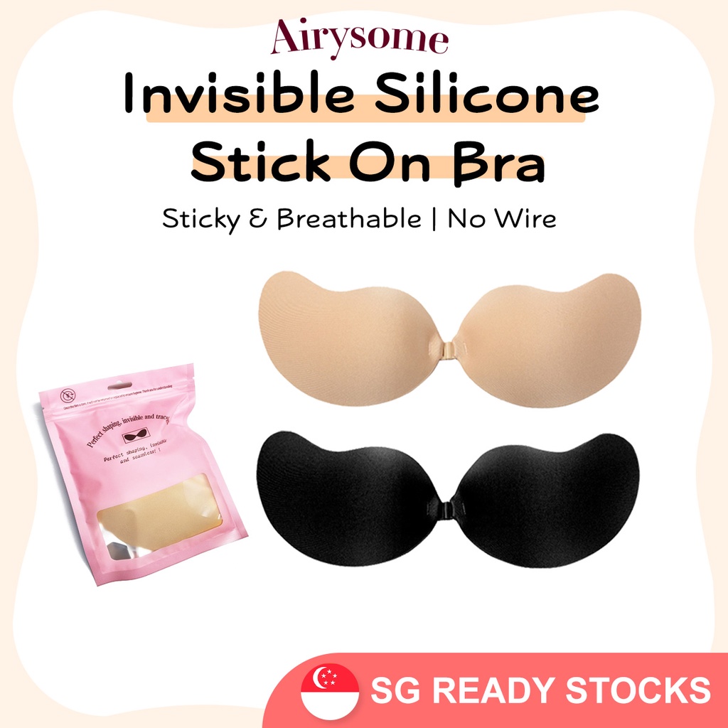 Invisible Silicone Stick On Bra | Fabric Surface Soft Nubra | Nu Bra Dress Transparent Bra ...