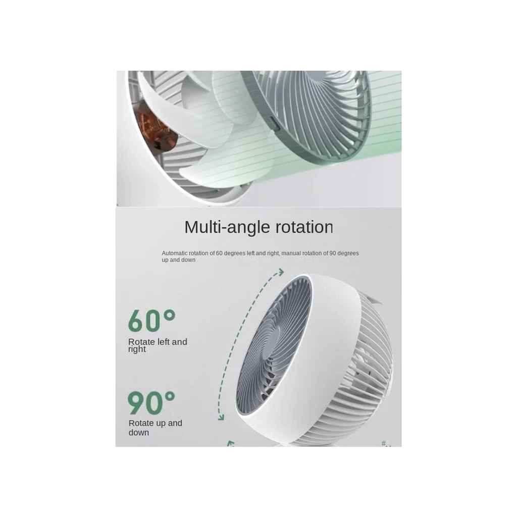 Portable Desk Fan 3 Speeds Low-noise Fan Cooling Strong Fan Desk Fan ...