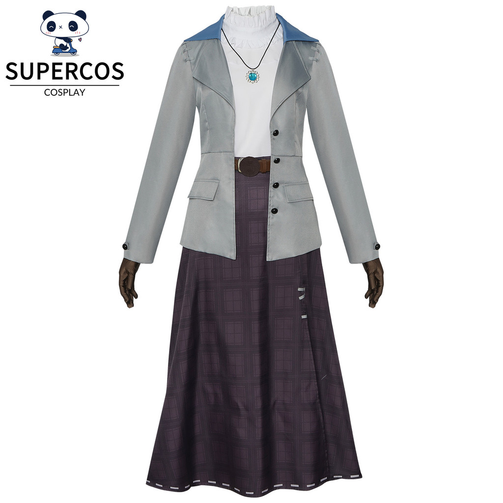 Identity V Reporter Alice Deross Cosplay Dress Costume Full Set Stage ...