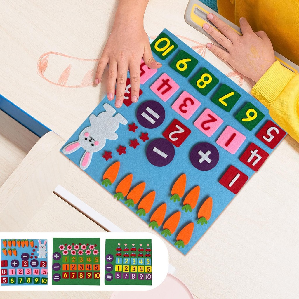 Kids Addition and Subtraction Toy Interactive Math Game Number Flet ...
