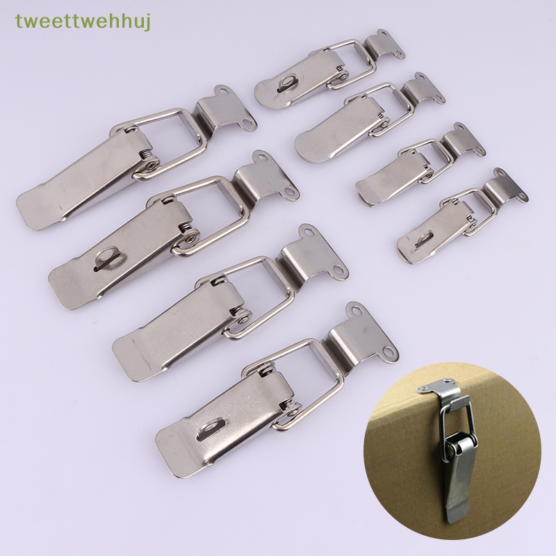 tweettwehhuj Stainless Steel Spring Loaded Draw Toggle Latch Clamp Clip ...