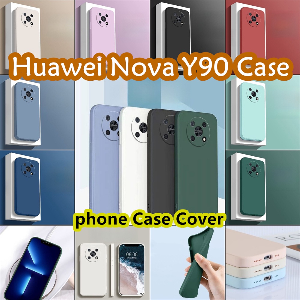 【Yoshida】For Huawei Nova Y90 Silicone Full Cover Case Dirt resistant ...