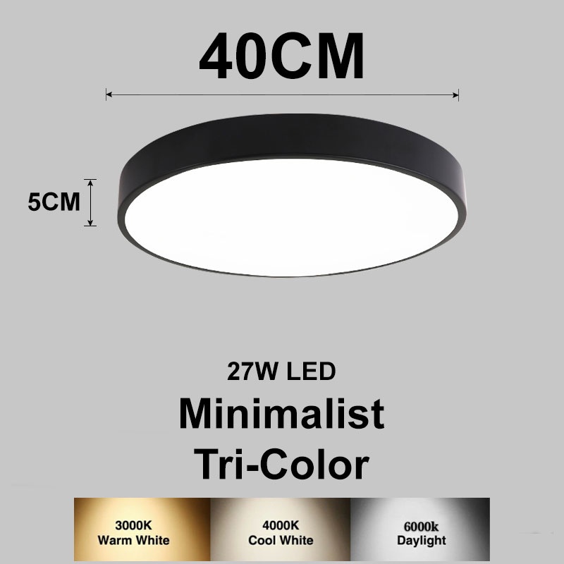 Ceiling LED Light Slim Round Minimalist Modern Stylish Design Lights ...