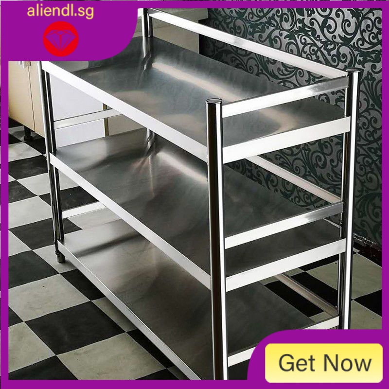 [48h Shipping] stainless steel kitchen living room storage rack with ...