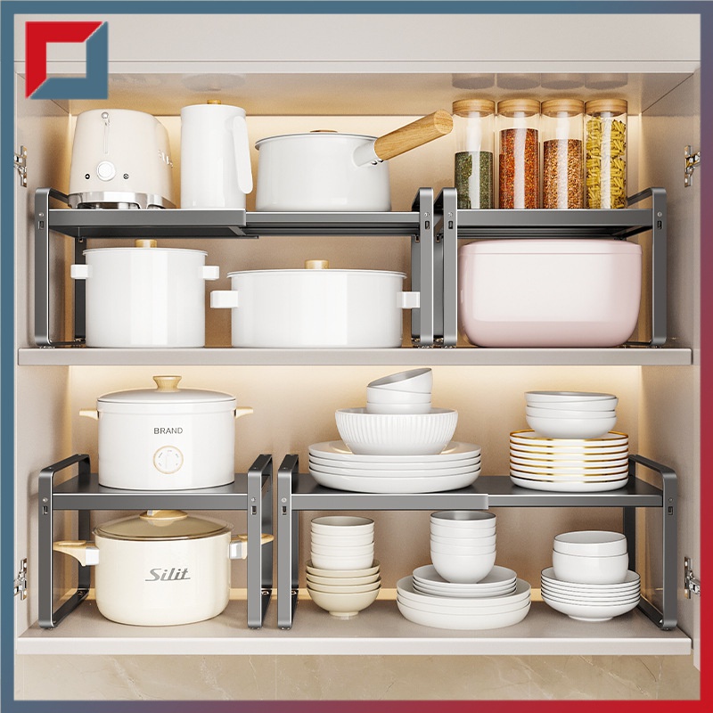 Extendable Kitchen Shelf Countertop Partition Scabinetssub Layered ...
