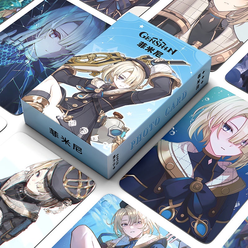 50 pcs/set 原神 Project Genshin Impact Freminet LOMO cards | Shopee Singapore