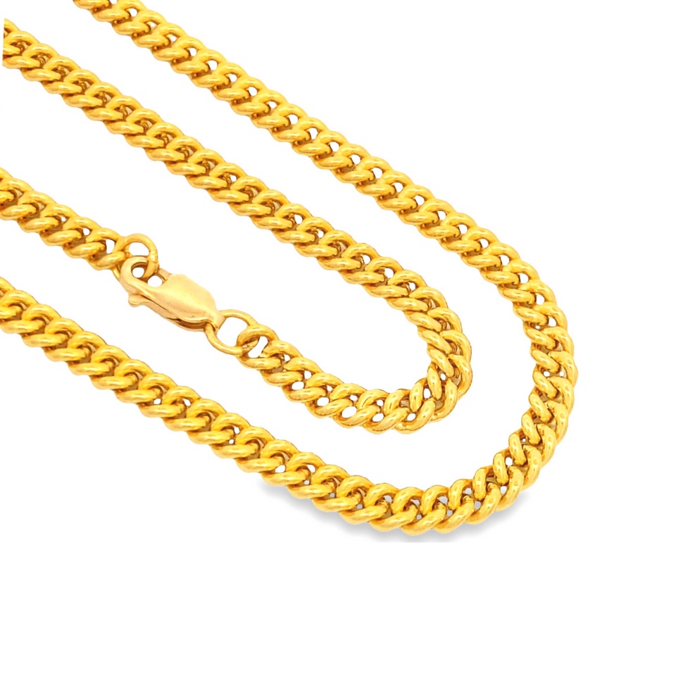 Top Cash Jewellery 916 Gold Fishbone Chain | Shopee Singapore