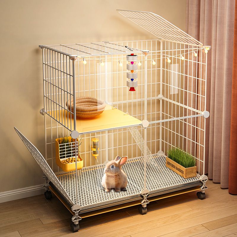 Rabbit Cage Two-Story Platform Small Villa Double-Deck Home Indoor ...