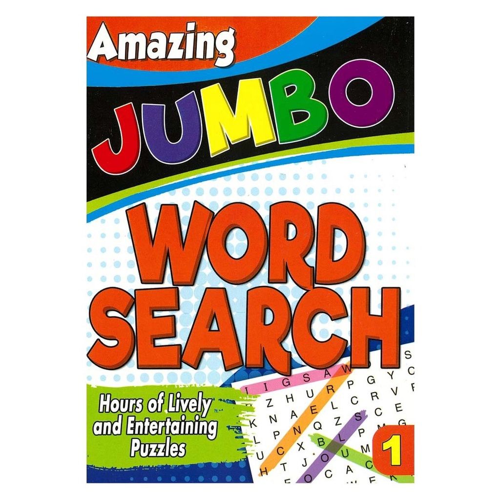 Amazing Jumbo Word Search Book 1 | Shopee Singapore