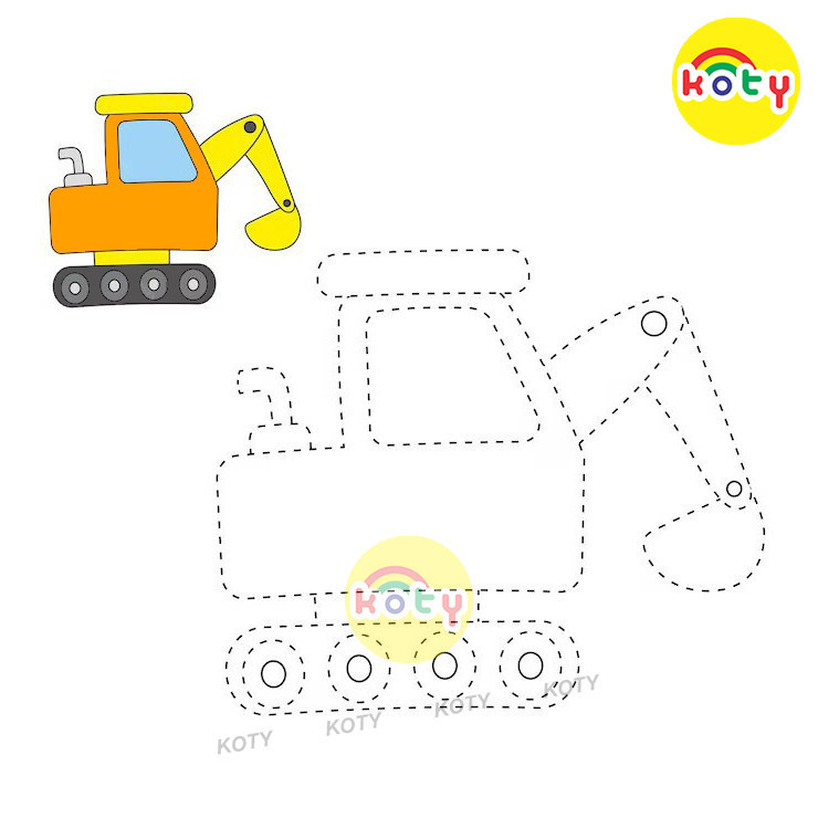 Set of 50 Drawings - Coloring - Line Drawing - Connecting the Dots for ...