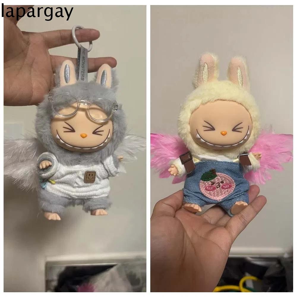 LAPARGAY Angel Labubu Plush Doll, Collectible Pop Mart Labubu Labubu ...