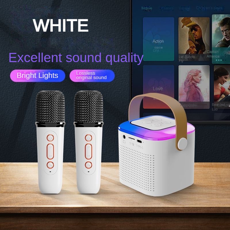 Mini Portable microphone audio integrated microphone home karaoke home ...