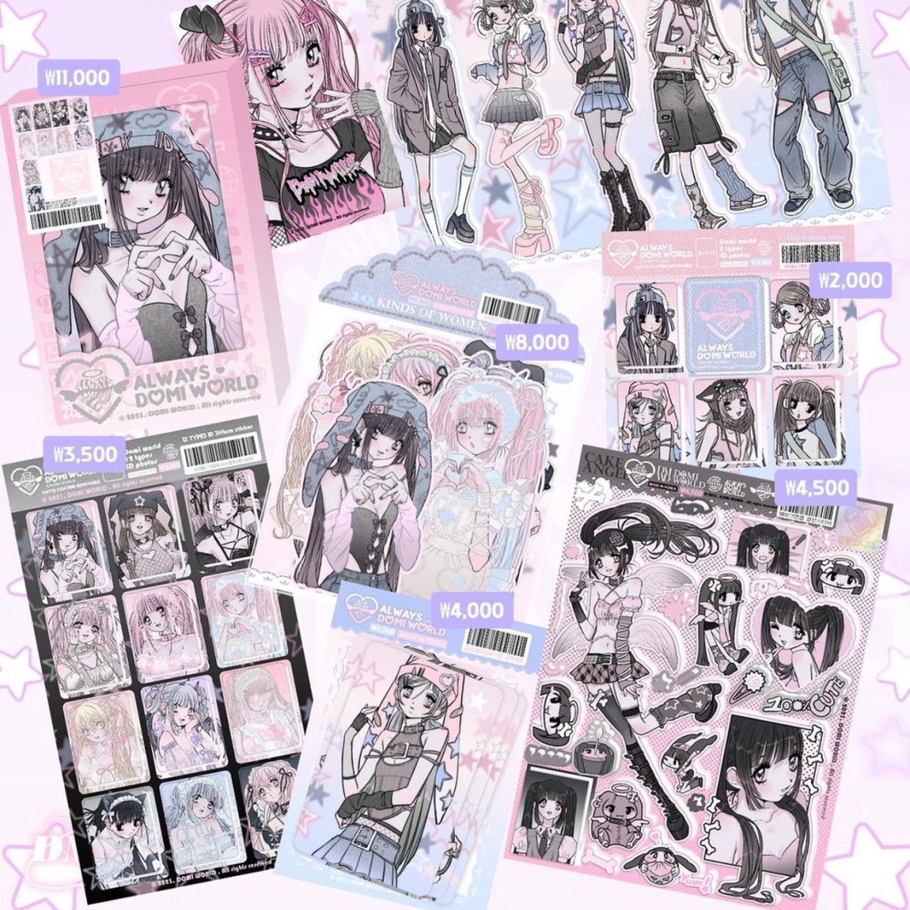 GaLiCiCi Domi New Character Sticker/Spicy Girl Character Sticker ...