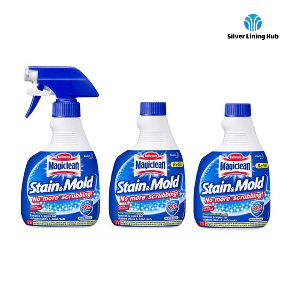 [Value Bundle Pack] Kao Magiclean Bathroom Stain & Mold Trigger 400ML ...