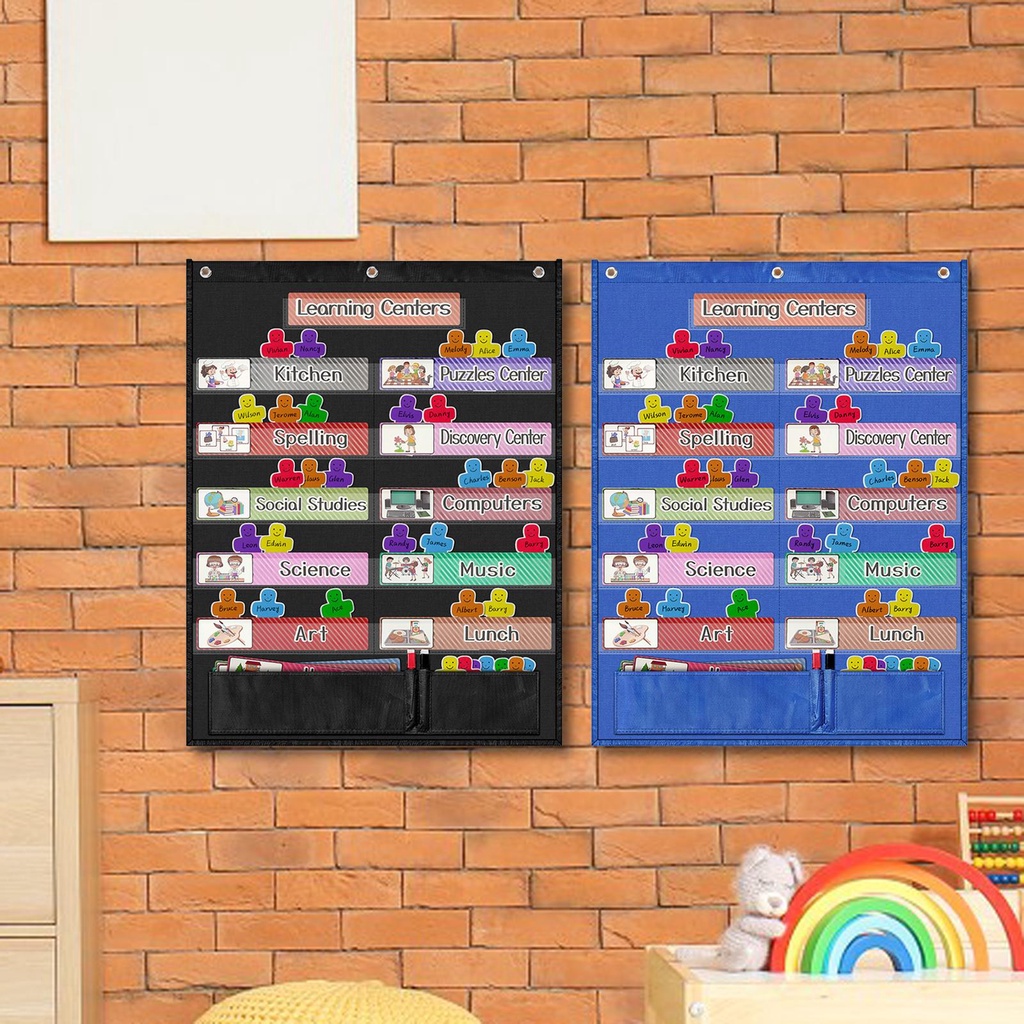 [Homyl478] Classroom Chart Preschool Activity Wall Hanging Reusable ...