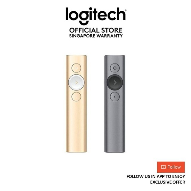 Logitech Spotlight Advanced Wireless Presentation Remote With Dual ...