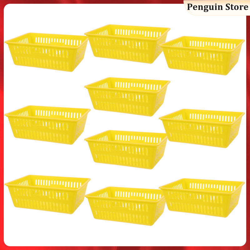 Small Basket Sorting Bins Storage Plastic Baskets for Organizing ...