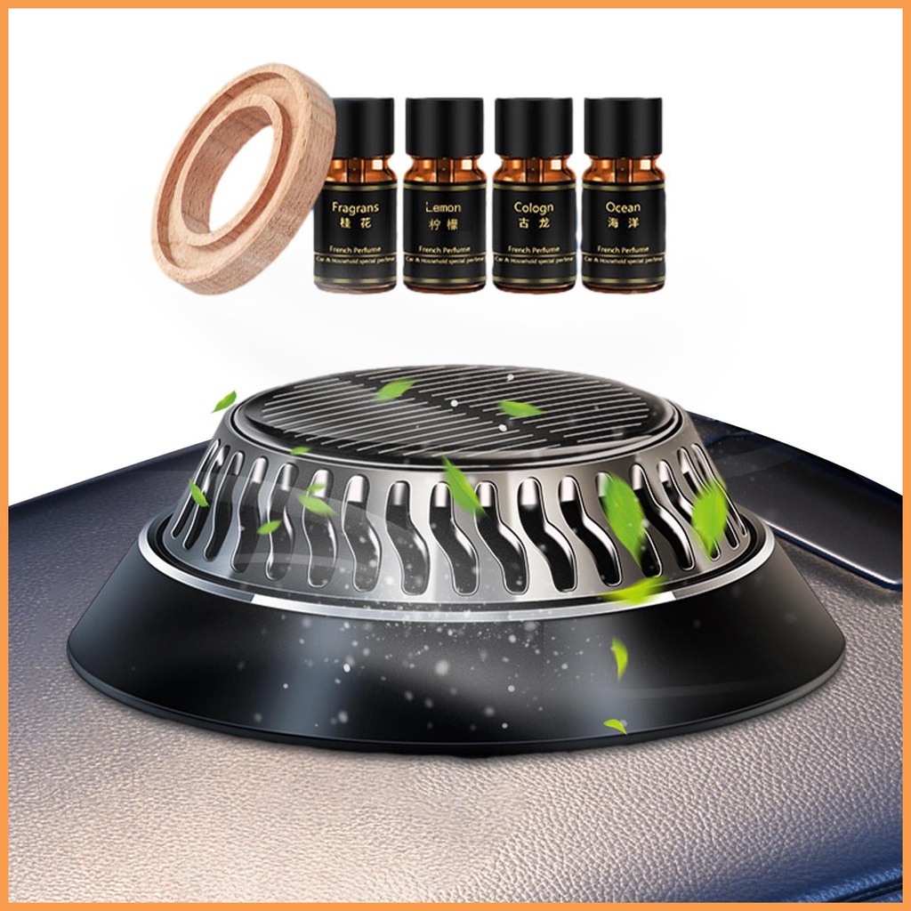 Car Scent Diffuser Rotary Solar Powered Car Diffuser Fragrant Car ...