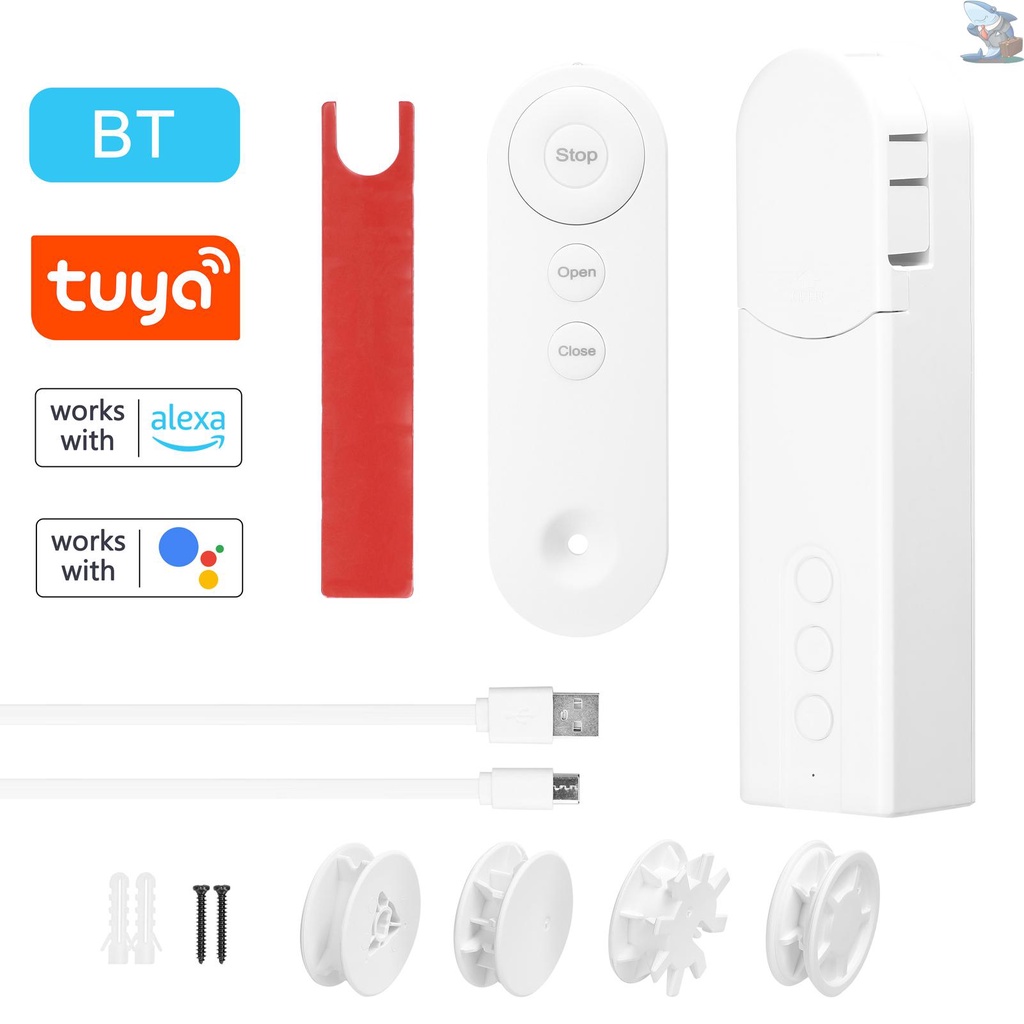 [New] Tuya WiFi Intelligent Pull Bead Curtain Motor Electric Roller ...