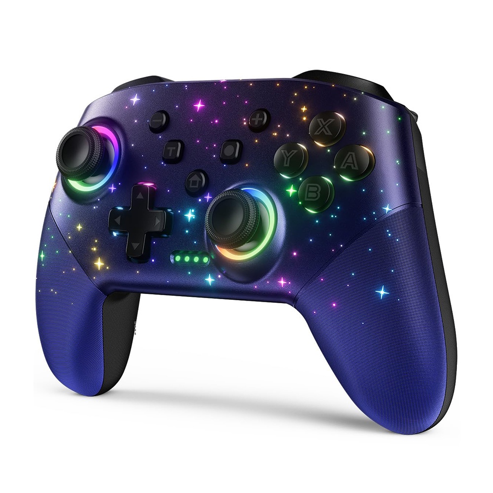 Switch Controller, LED Star Wireless Pro Controller for Switch/Lite ...