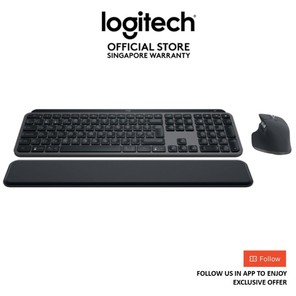 Logitech MX Keys S Bluetooth & Wireless Combo Graphite - Contains MX ... Logitech MX Keys S Bluetooth & Wireless Combo Graphite - Contains MX ...