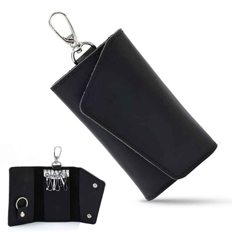 Premium Leather Keychain Storage Bag Multifunctional Key Organizer ...