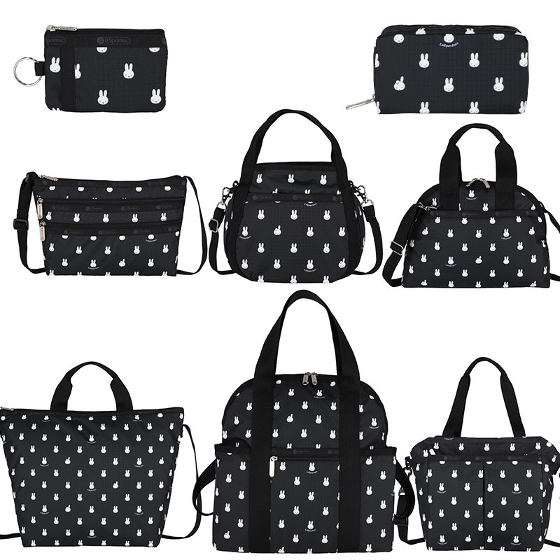 Synchronous LESMF Rabbit Messenger Bag Casual Female Bag Tote Bag Black ...