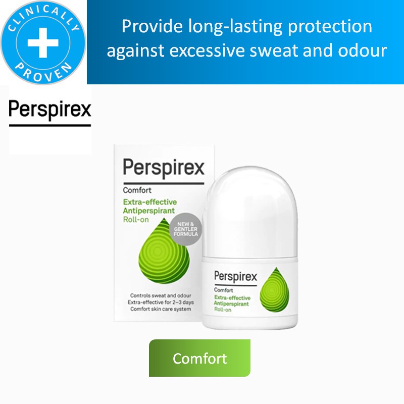Perspirex Comfort Extra-effective Antiperspirant Roll-on (20ml ...