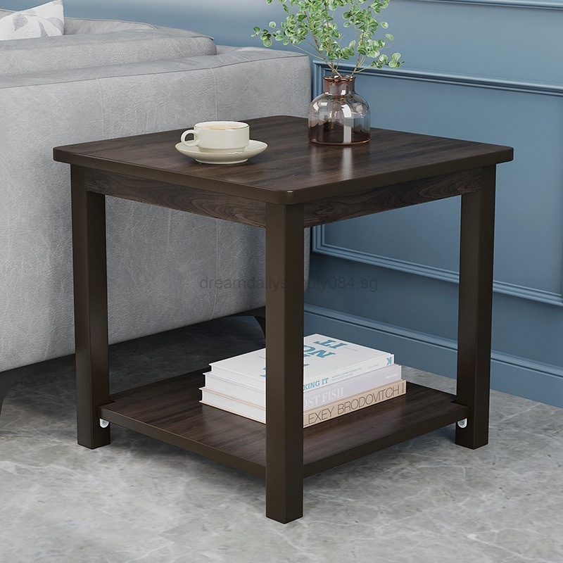 Solid Wooden Mini Coffee Table - Simple Sofa Side Table, Corner Table ...