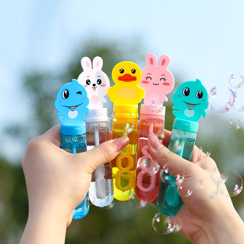 Children'S Boxed Bubble Stick Blow Bubble Toy Girls Add Concentrated ...