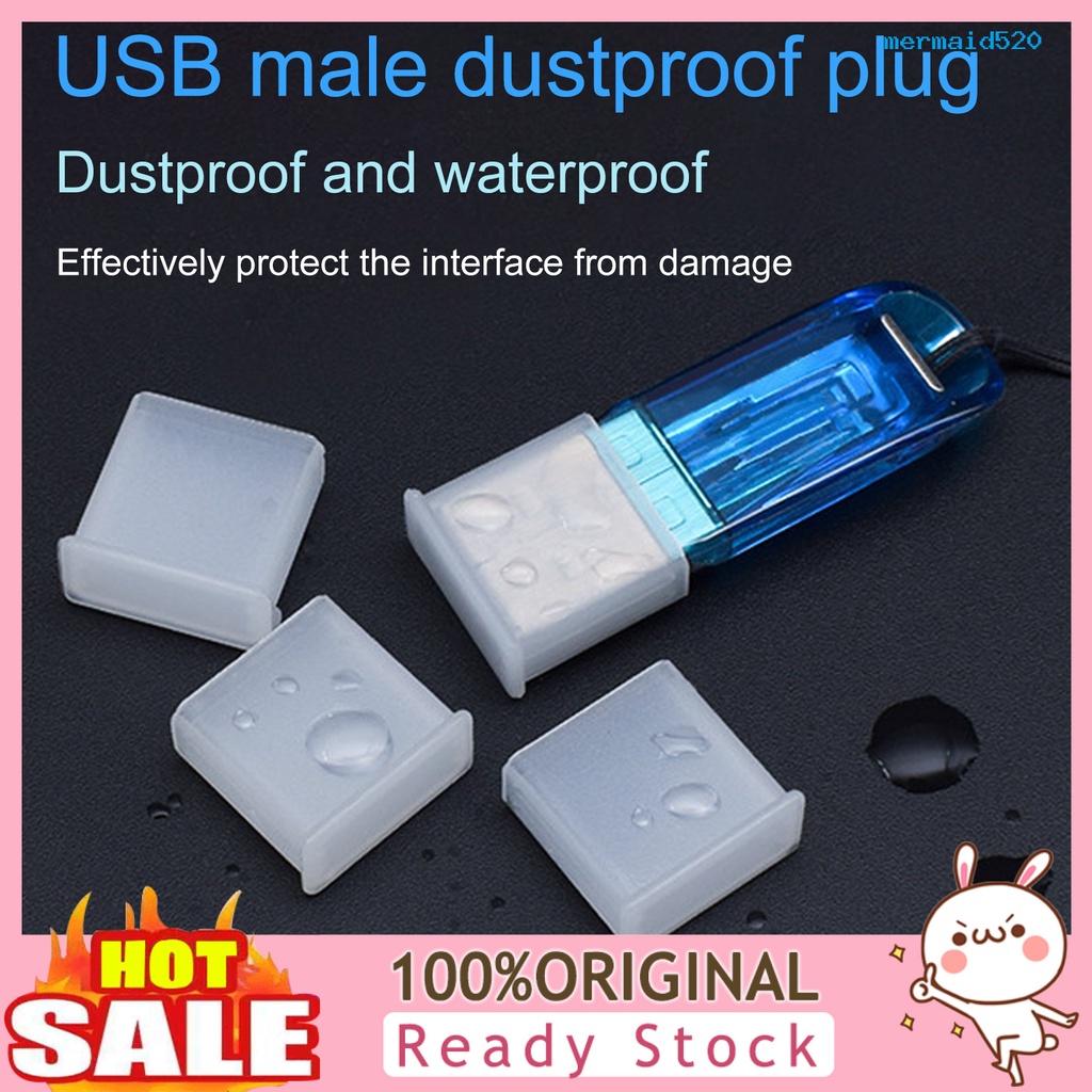 [Mer] USB Cover Anti-dust Protective PE Mini USB-A Protective for U ...
