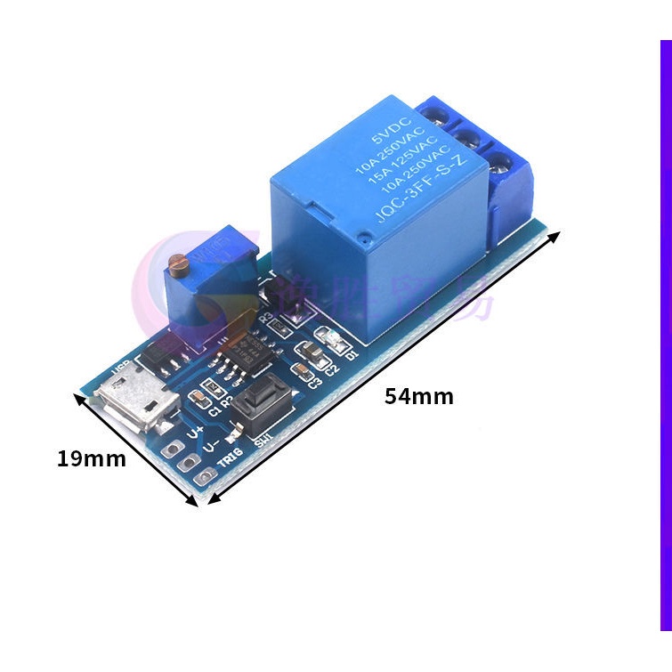 Wide Voltage 5v-30v Trigger Delay Relay Module Timer Module Delay ...