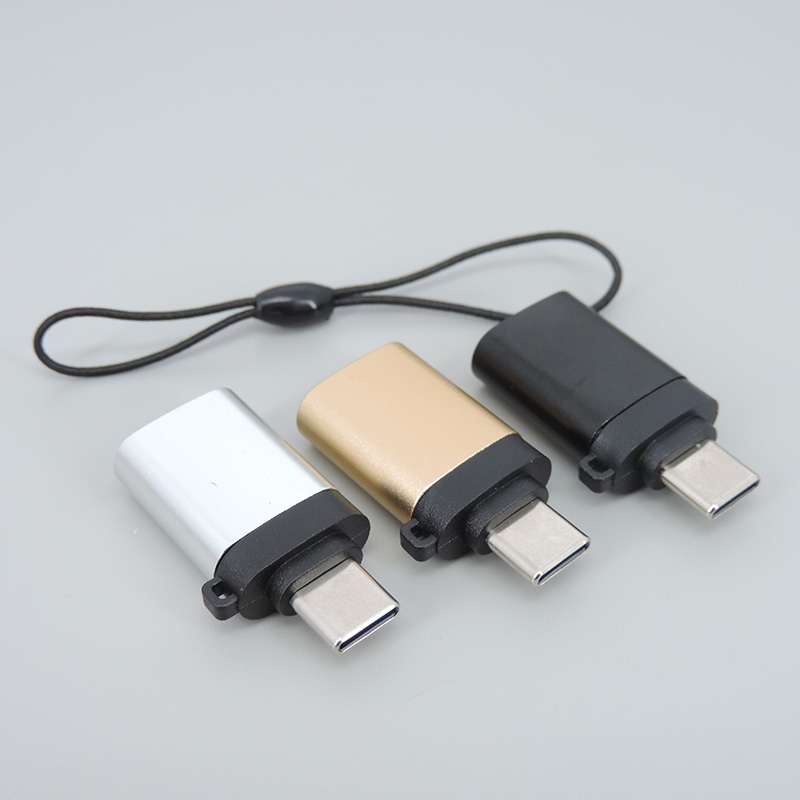 Black gold protable USB 3.0 Type-C OTG Adapter Type C USB C Male To ...