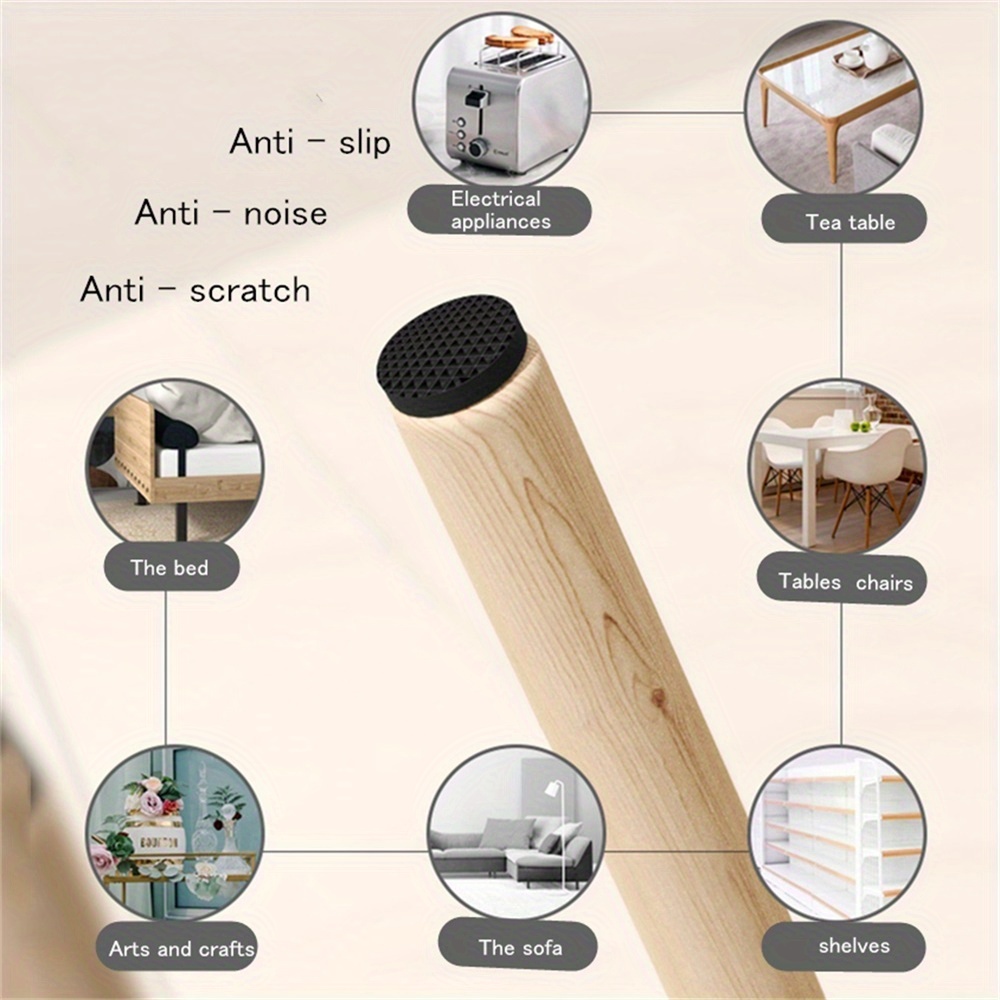 6/15/30/45/75/84pcs Self Adhesive Furniture Leg Feet Protector Pad ...