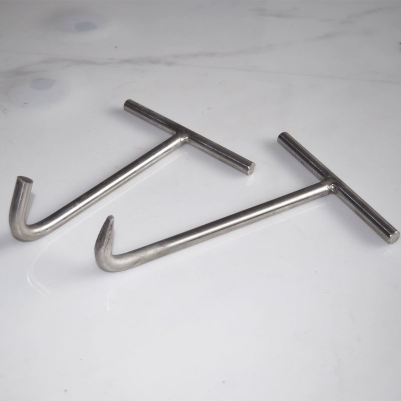 [T-shaped Hook]Stainless Steel Firefighting Manhole Cover Hook Cement ...