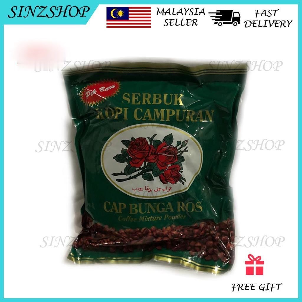 Cap BUNGA ROS Serbuk Kopi Campuran 800g Kasar Product Traditional Halal ...