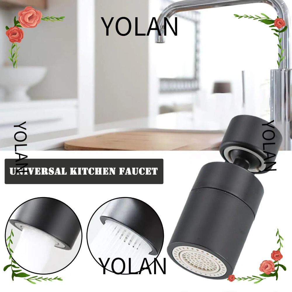 YOLANDAGOODS1 Water Faucet Aerator, Splashback Tap Nozzle 2 Mode Faucet ...