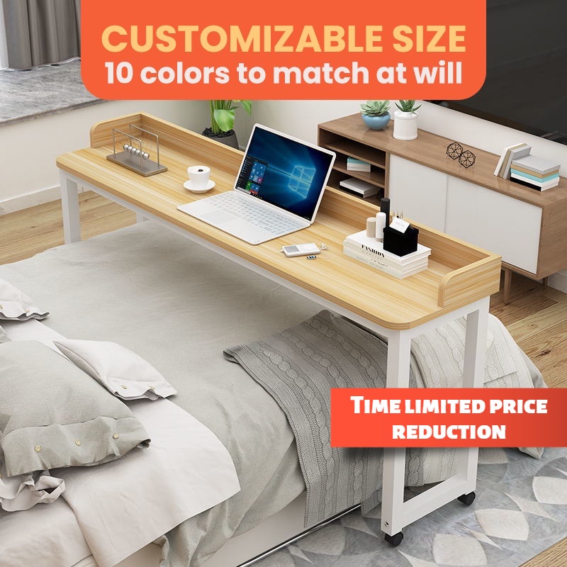 [kline]YYNING Long Table Bed Table Movable Table Computer Table Mobile ...