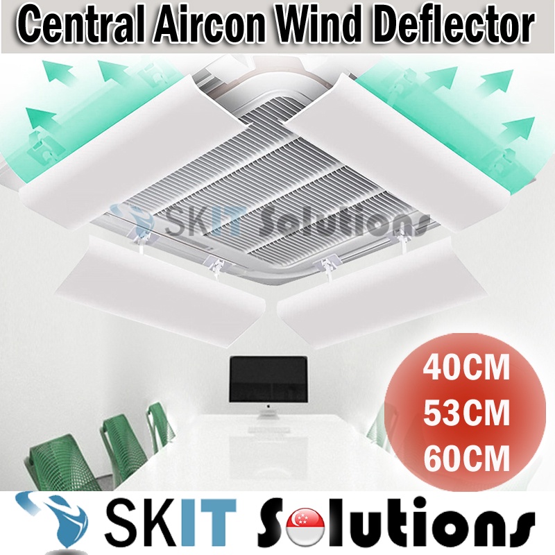 【SKIT SG】Central Aircon Cassette Wind Deflector Ceiling Air Conditioner ...