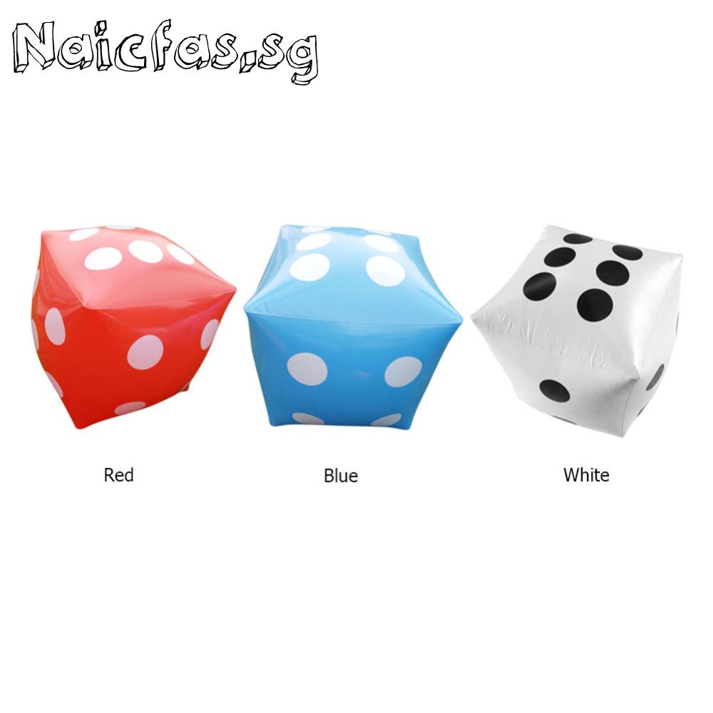 35cm Inflatable Balloon Dice Blow-Up Cube Big Dice Toy Party Activities ...