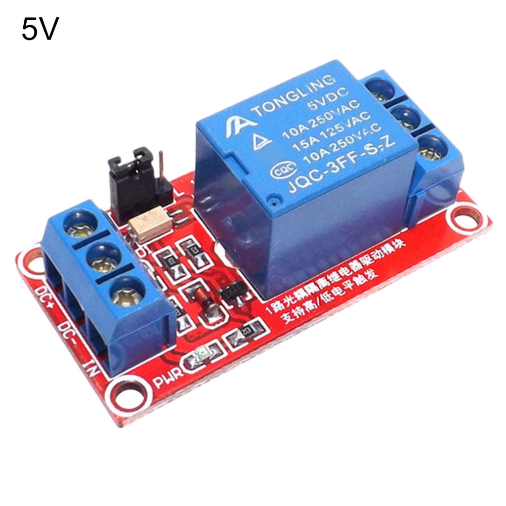 {doverywell} 5V/12V/24V 1 Channel Relay Module SMD Optocoupler ...