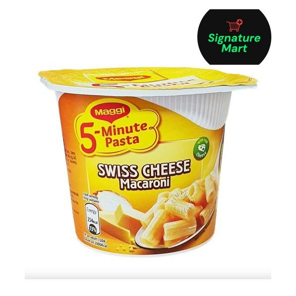 Maggi Instant Cup Pasta Swiss Cheese Macaroni 63g | Shopee Singapore
