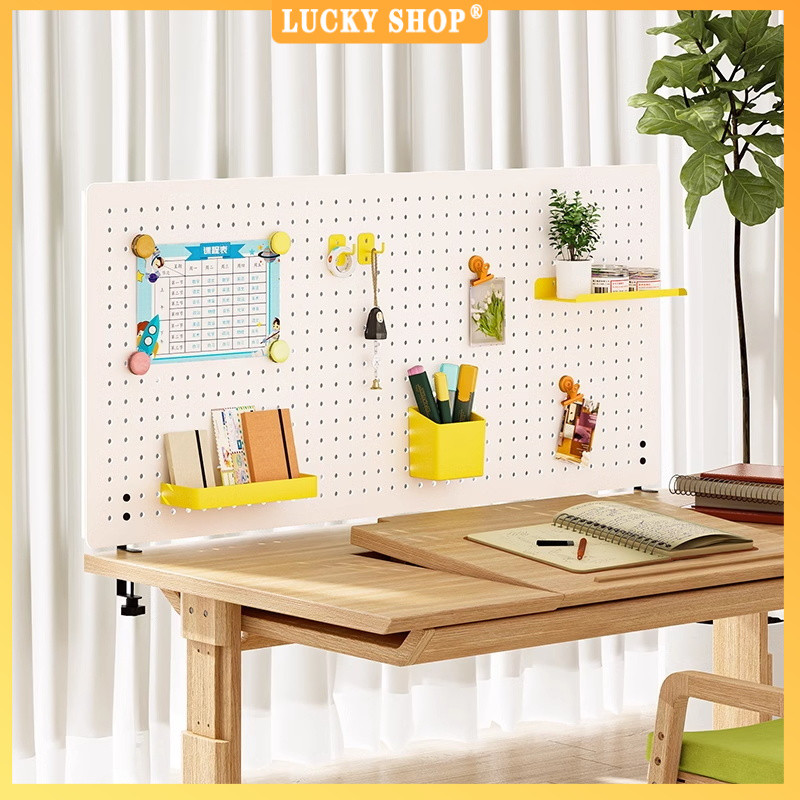 Desktop Organizer Bookshelf Desk Transformation Tool Pegboard Home ...