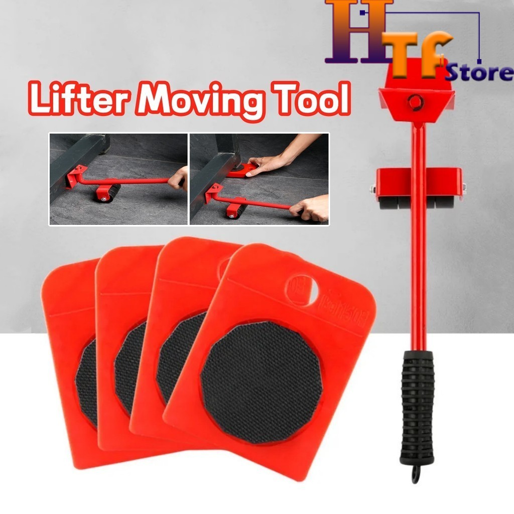 Transport Lifter Mover Tools Furniture Lifter Rolling Wheel Set Easy ...