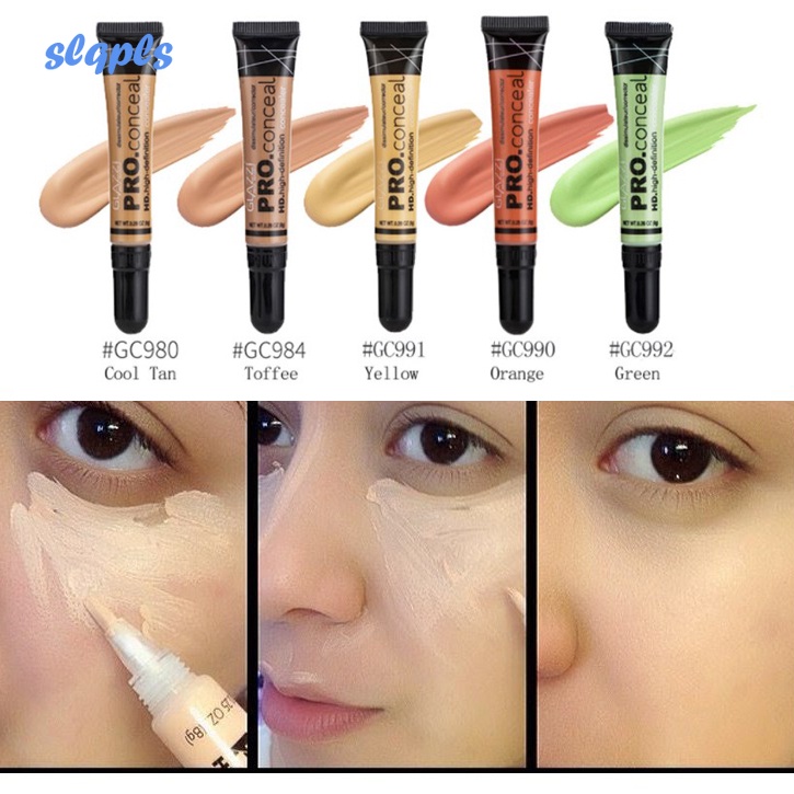 NEW 5 COLOR Pro Conceal Concealer Full Coverage Foundation Primer Make ...